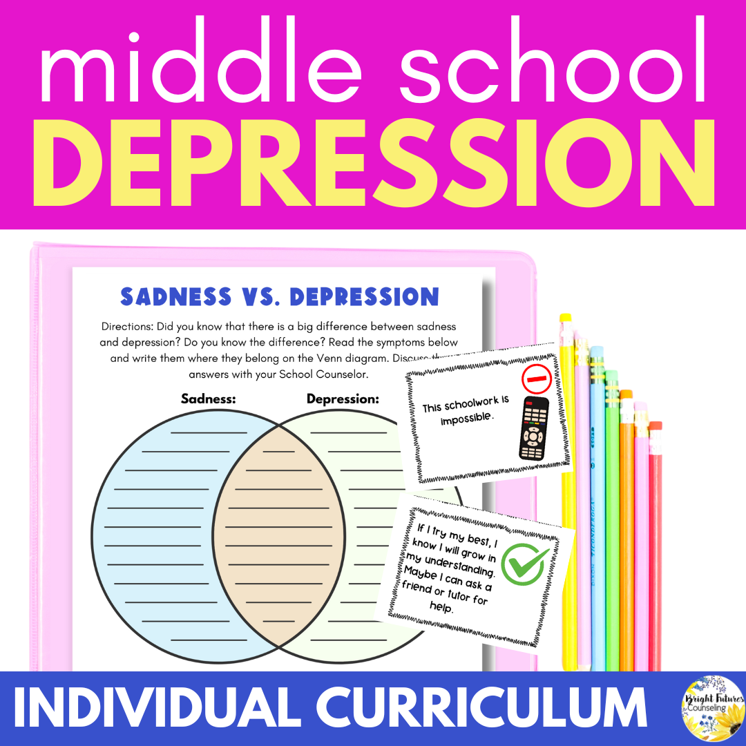 Depression Middle School Individual Counseling Curriculum
