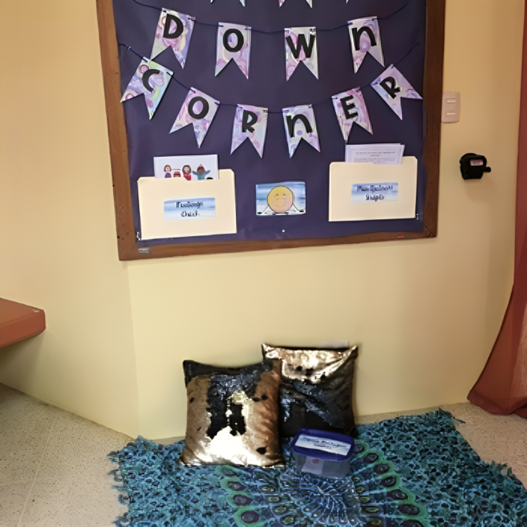 Calm Down Corner Bulletin Board Sign and Classroom Decor