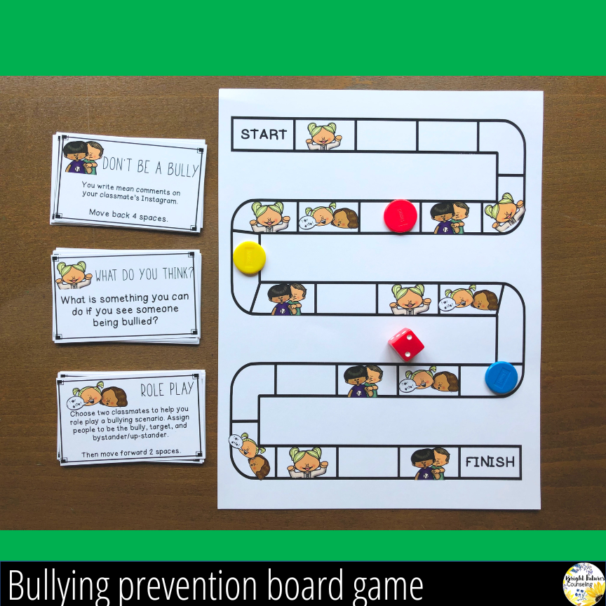 Bullying Prevention Board Game | School Counseling Game