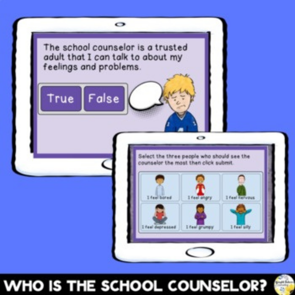 Meet the Counselor Boom Cards - Digital School Counseling Game