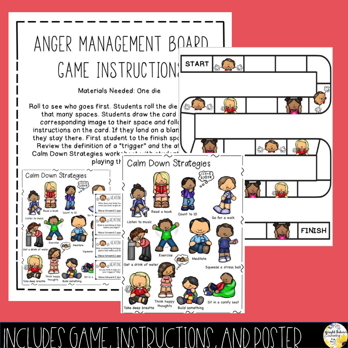 Anger Management Board Game with Digital Version