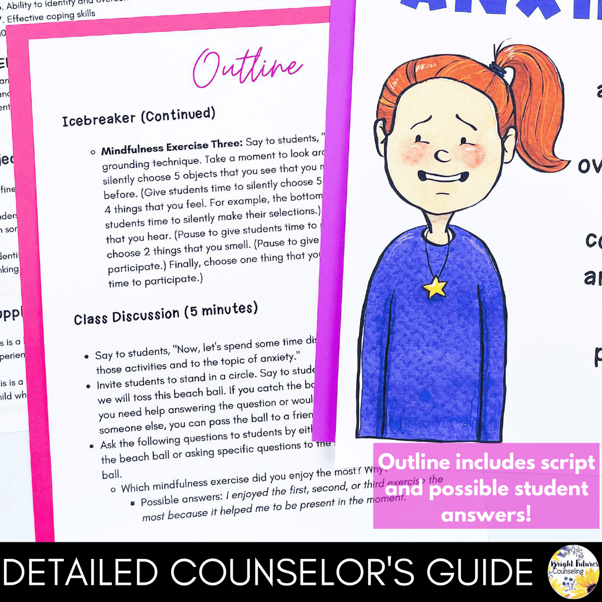 Coping Skills SEL Classroom Lesson for School Counseling