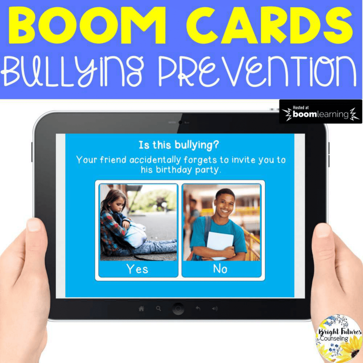 Bullying Prevention Boom Cards - Digital School Counseling SEL Game