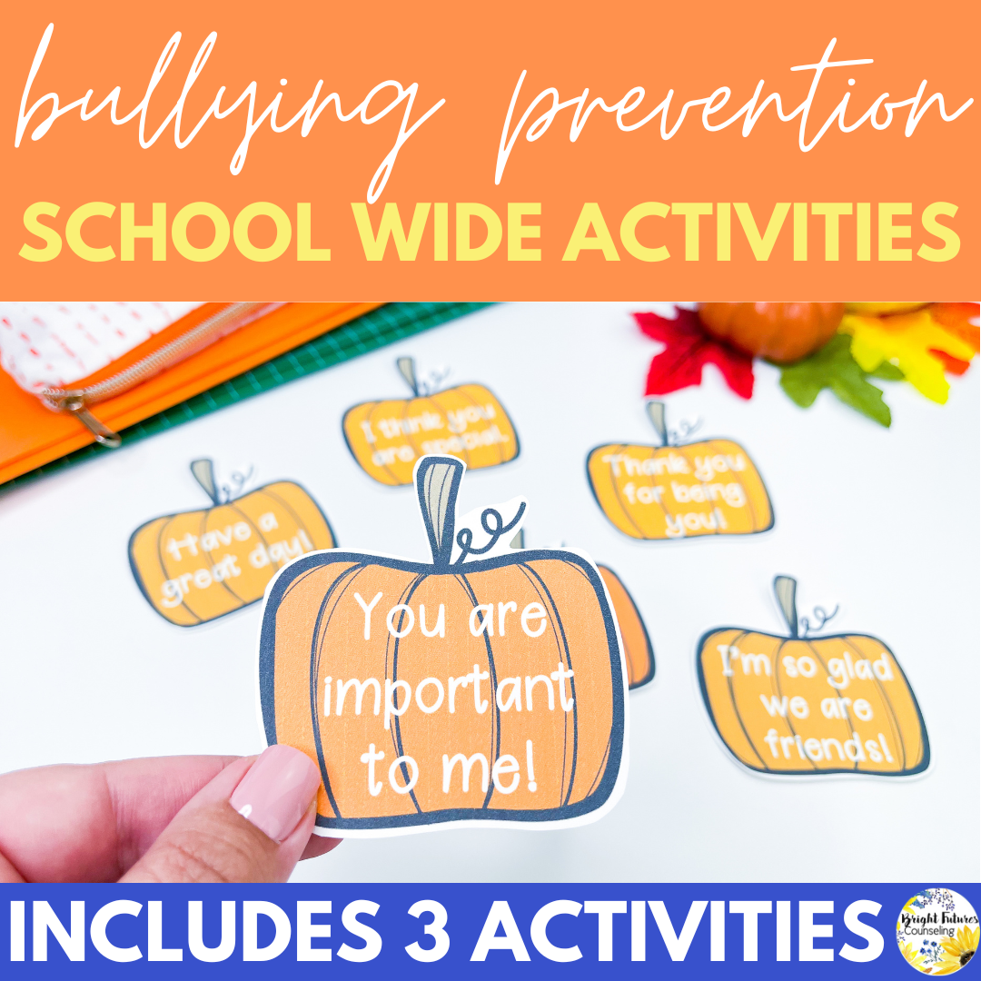 Bullying Prevention School Wide Activities - Fall and Halloween Activi