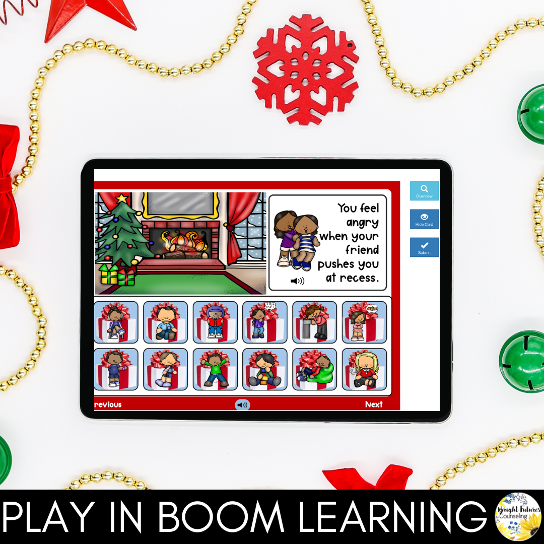 Christmas Coping Strategies Digital Activity - Holiday School Counseli