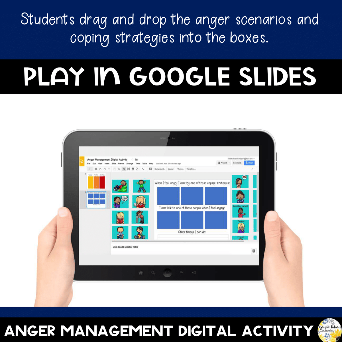 Digital Resource Bundle - Editable, Paperless, No-Prep, Counseling Res