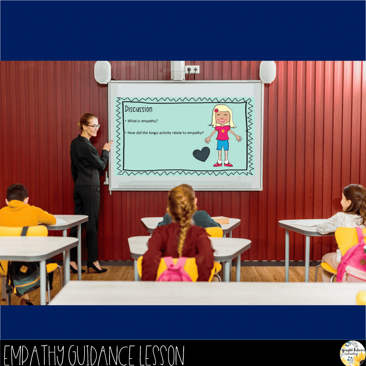 Empathy BUNDLE Elementary School Counseling Games, Activities, and Les