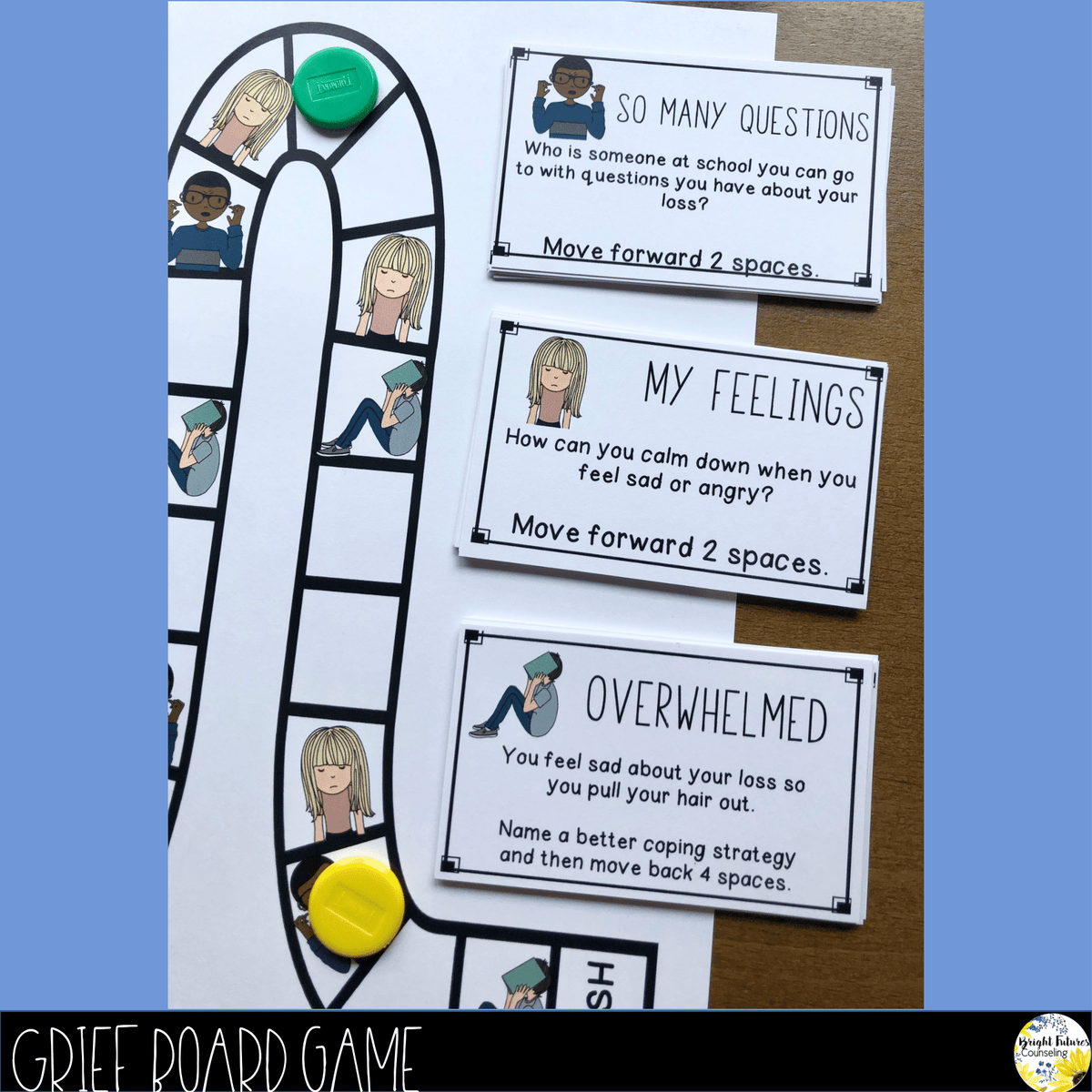 Grief Board Game with Print and Digital Version