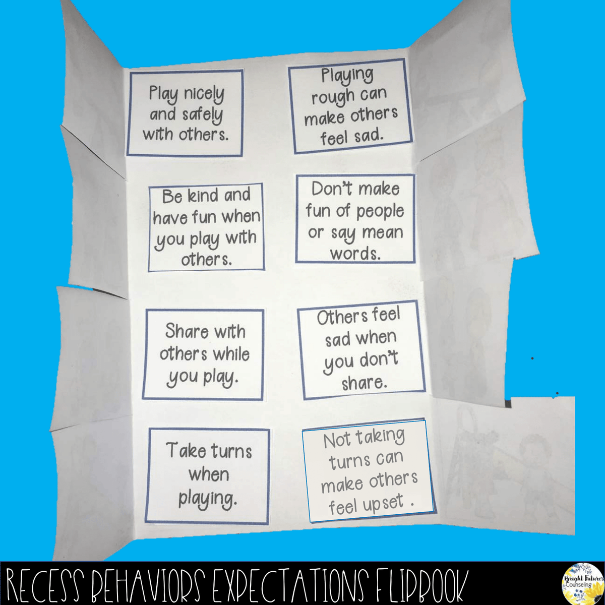 Recess Behavior Expectations Flipbook