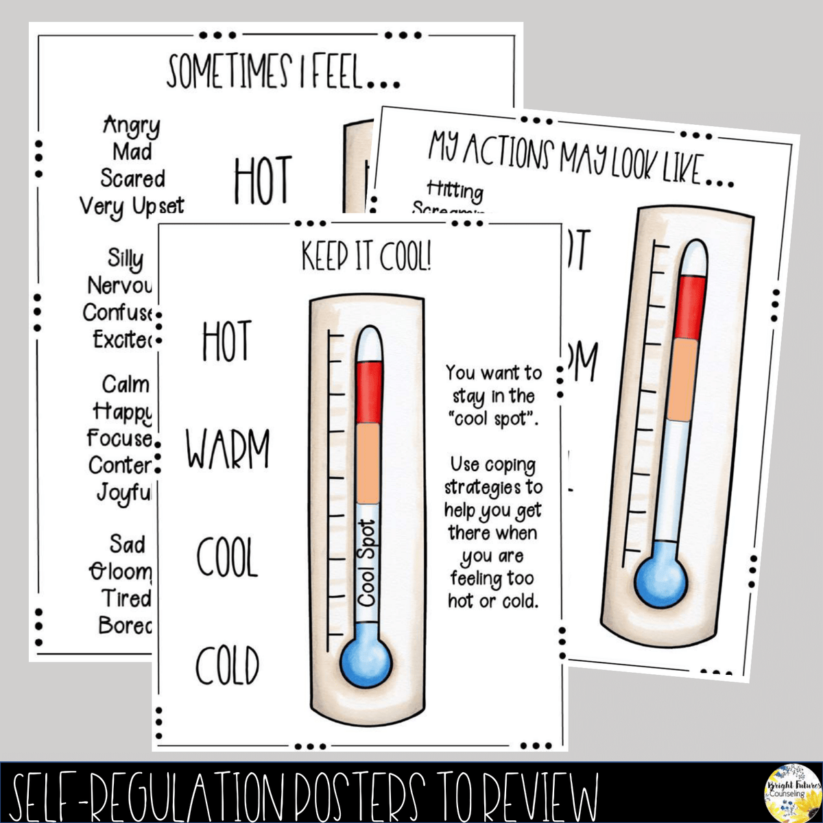 Self-Regulation Board Game School Counseling Game for Coping Strategie