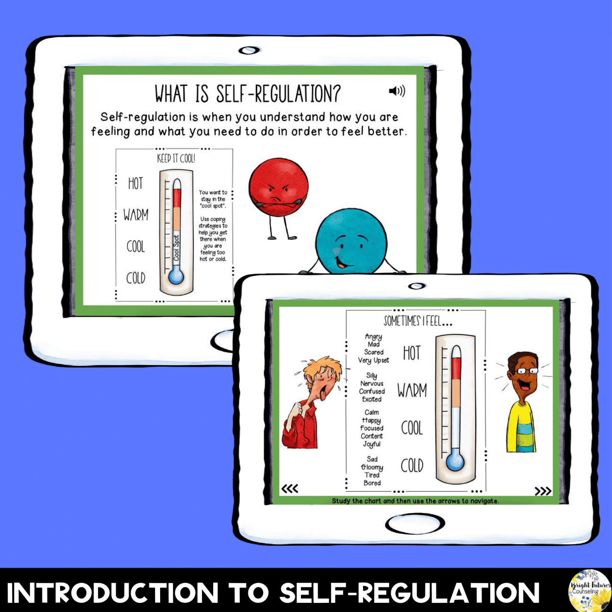 SELF-REGULATION Coping Skills Boom Cards Digital Activity - Counseling