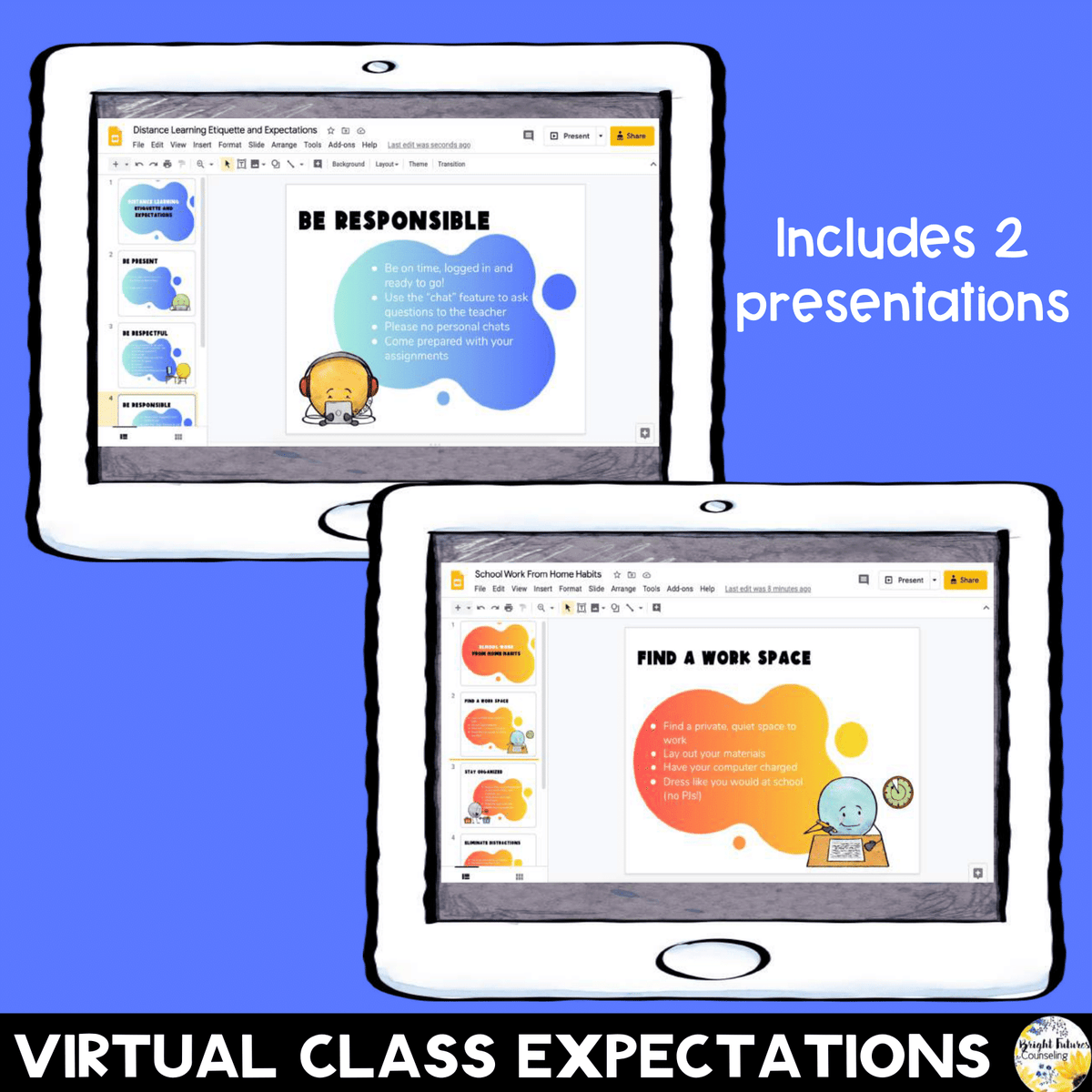 Social Distancing Back to School Bundle - Boom Cards & Google Slides