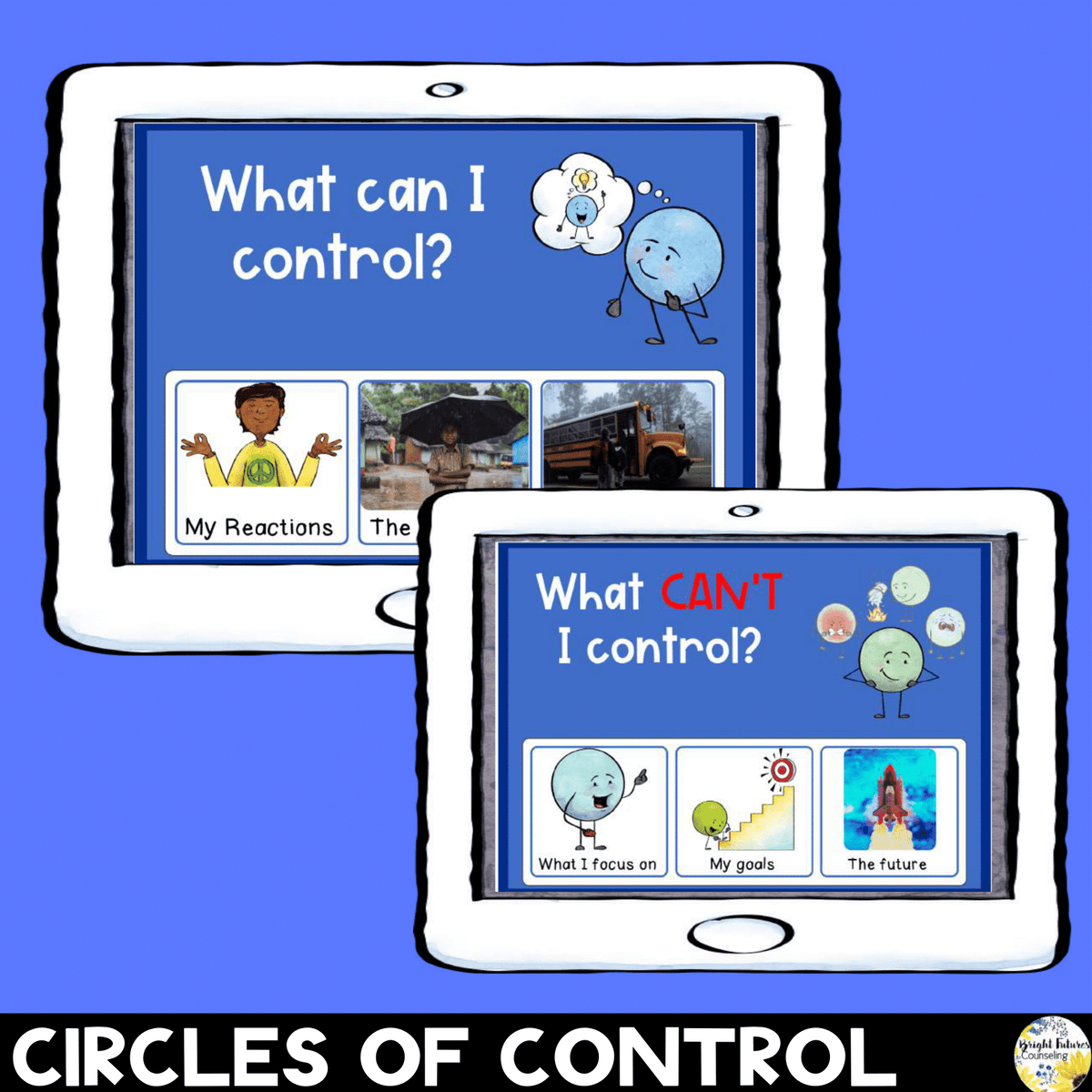 Stress and Anxiety Boom Cards Digital Game: Learn to Reduce Stress & S