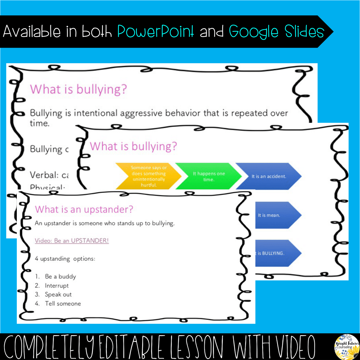 Bullying Prevention Guidance Lesson