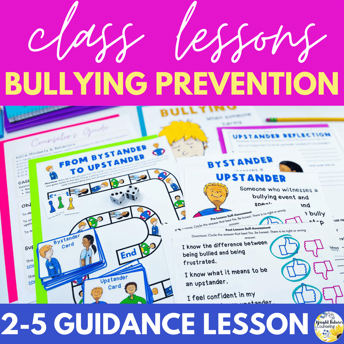 Bullying Prevention Lesson for Social Emotional Learning and School Co