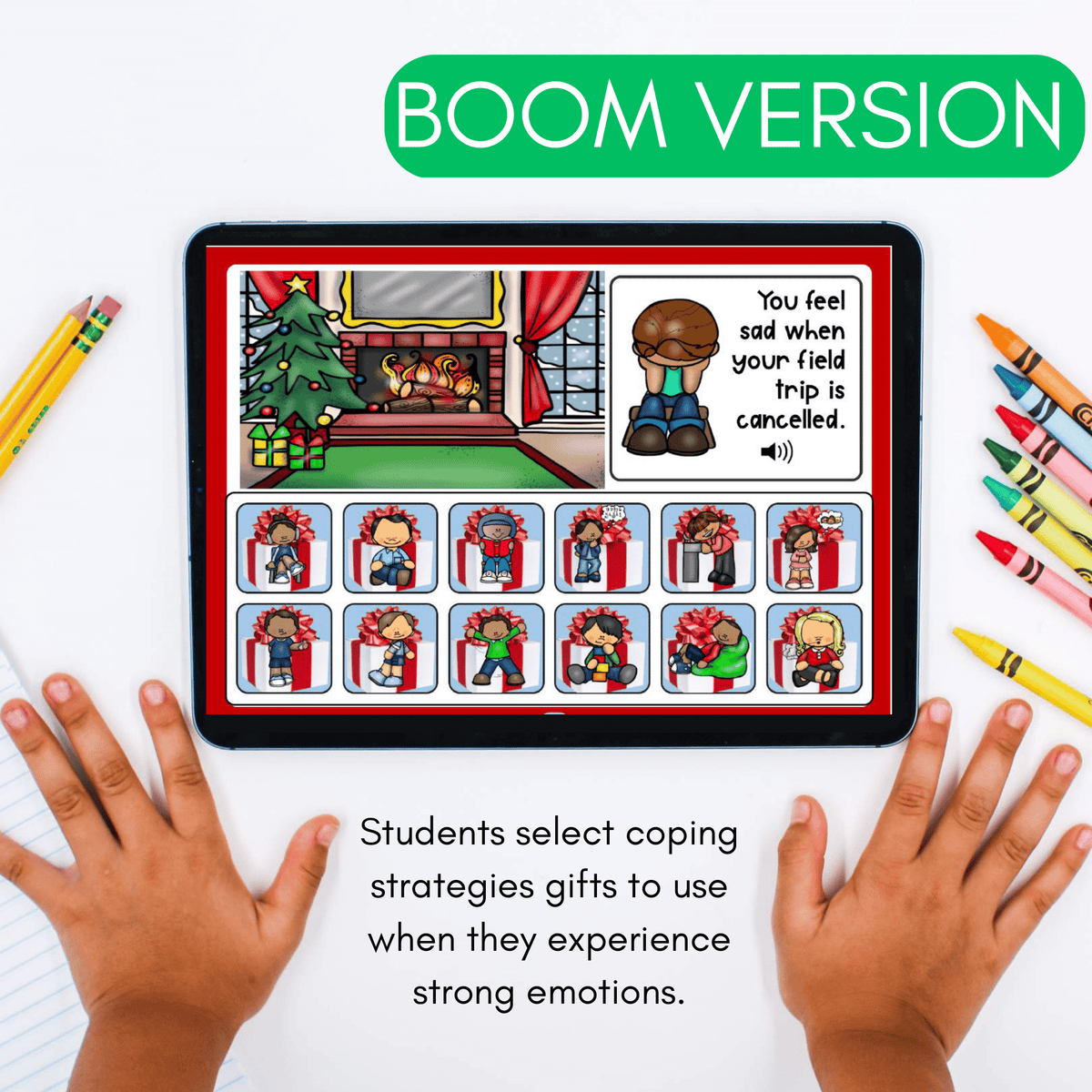 Christmas Coping Strategies Digital Activity - Holiday School Counseli