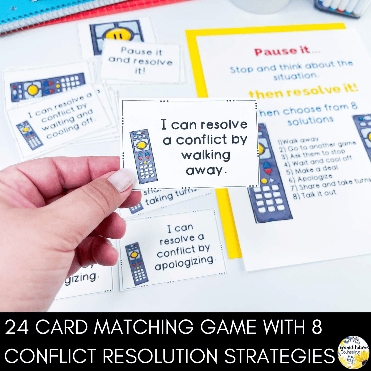 Conflict Resolution Board Game & Activity Pack for Students