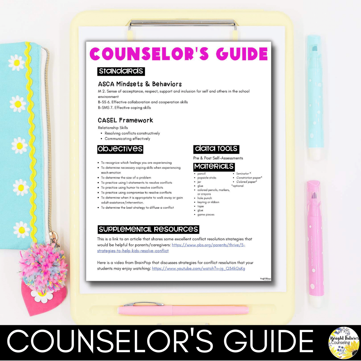 Conflict Resolution & Size of the Problem Group Curriculum