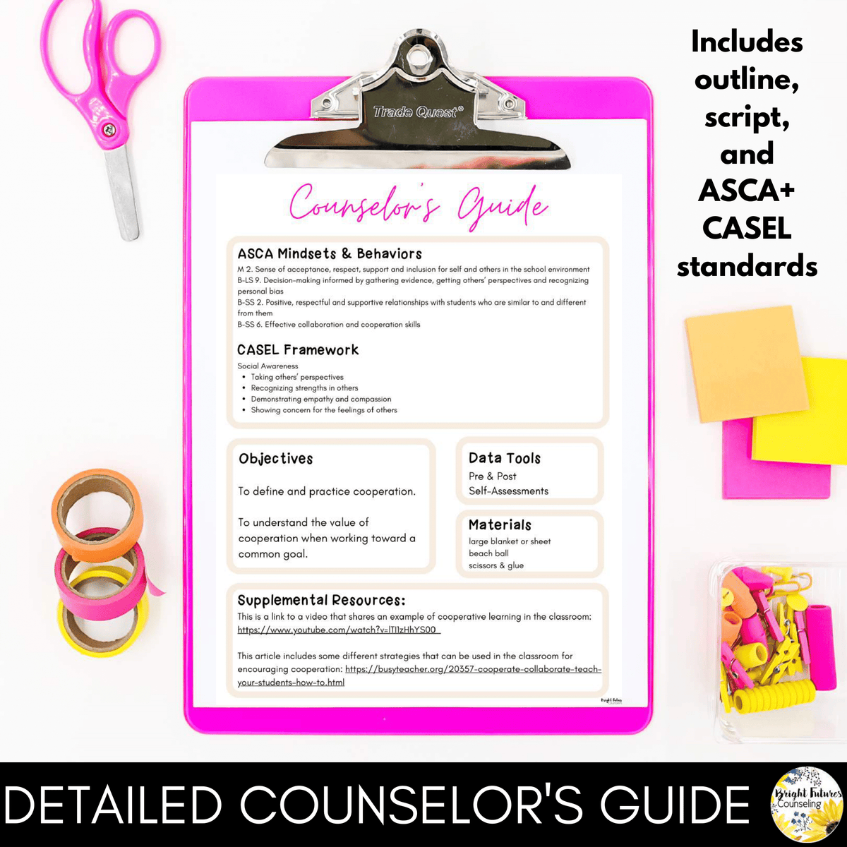 Cooperation Lesson for Social Emotional Learning & Elementary School C