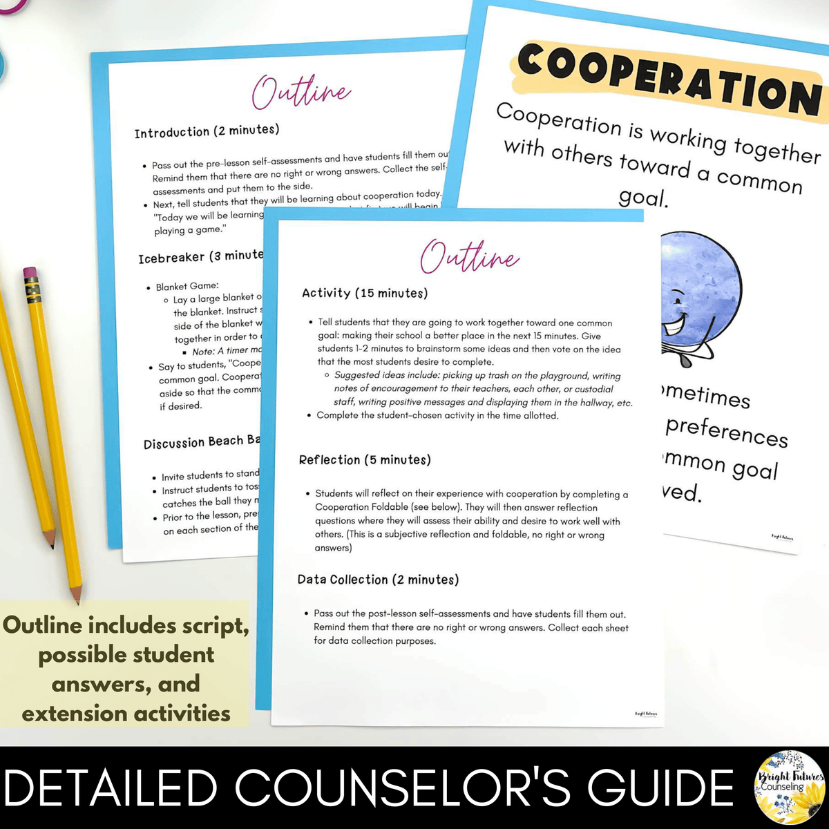 Cooperation Lesson for Social Emotional Learning & Elementary School C