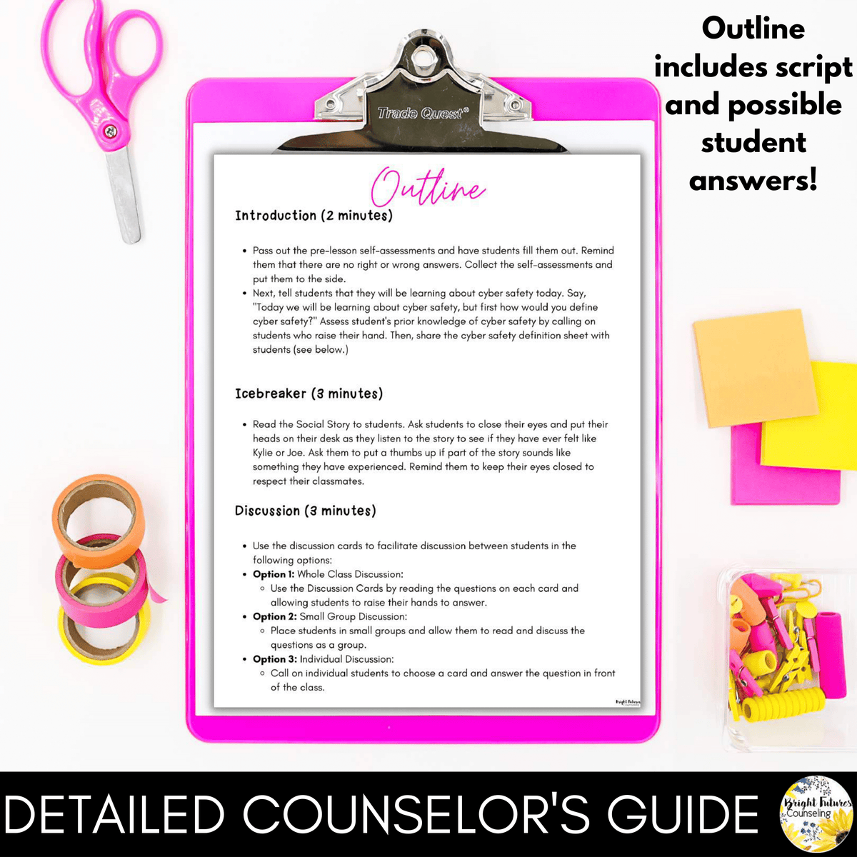 Cyber Safety SEL Lesson and Activities - Elementary School Counseling