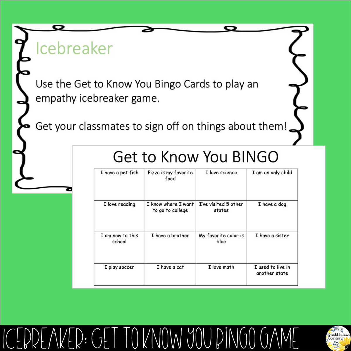 EMPATHY Classroom Guidance Lesson, Activity, and Game + Editable Digit