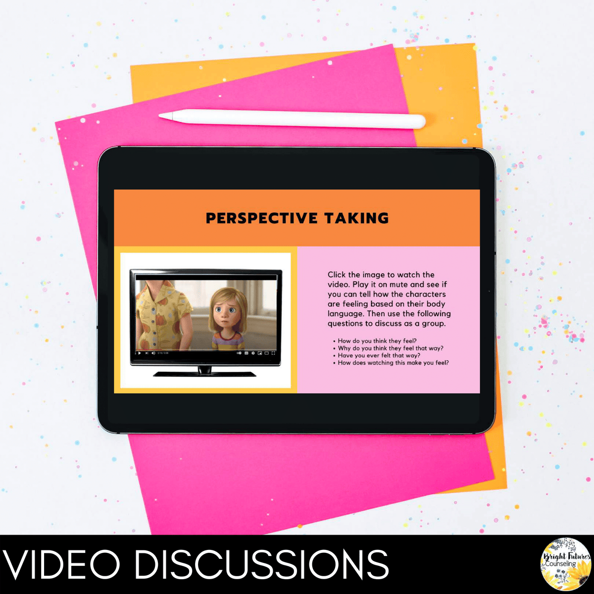 Empathy SEL Class Lesson - Editable Character Education Counseling Les