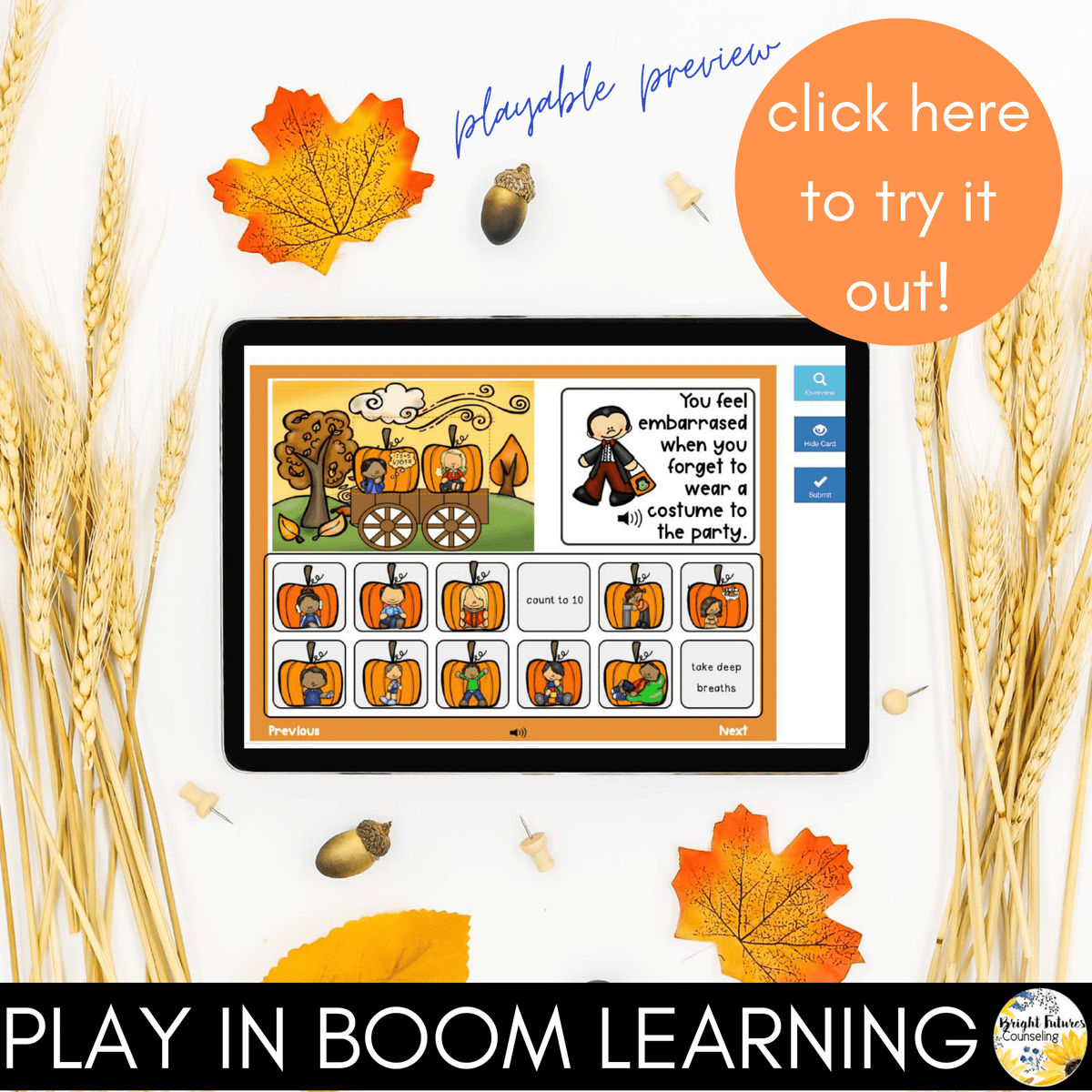 Holiday SEL Activities - Boom Cards Seasonal Digital Activities Super