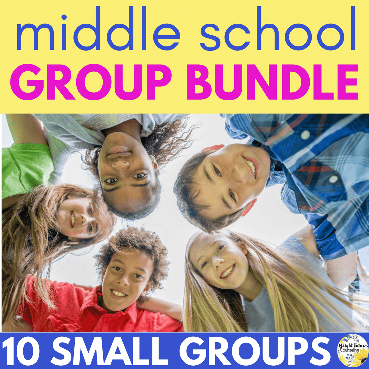 Middle School Small Group BUNDLE 6th - 8th Grade ASCA & CASEL Aligned