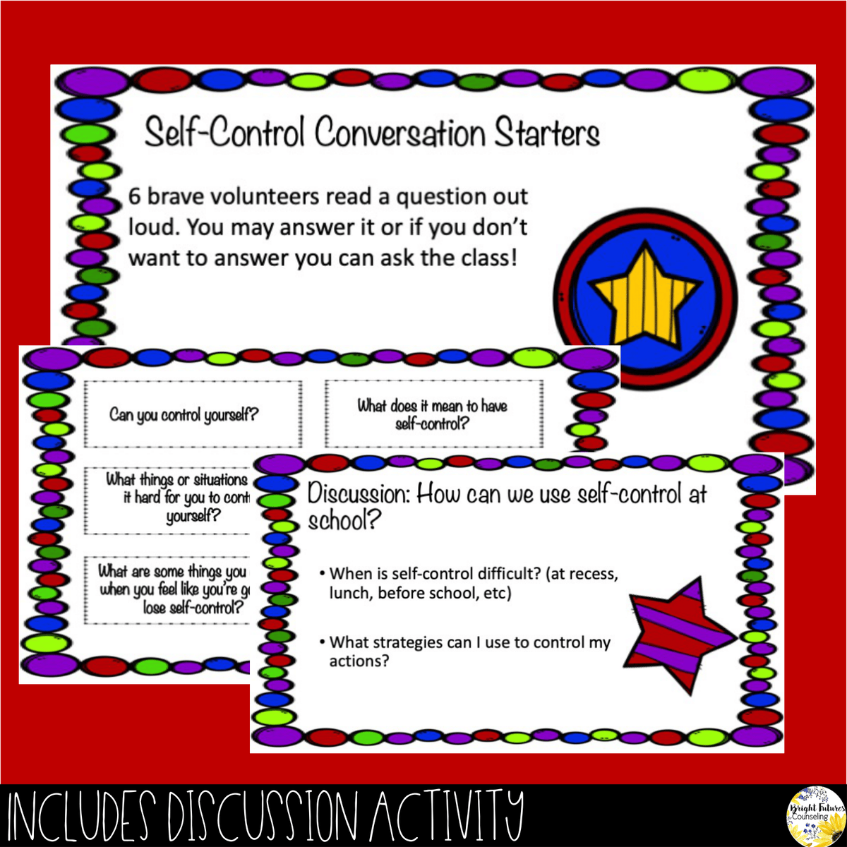SELF-CONTROL Guidance Lesson + Editable Google Slides Version