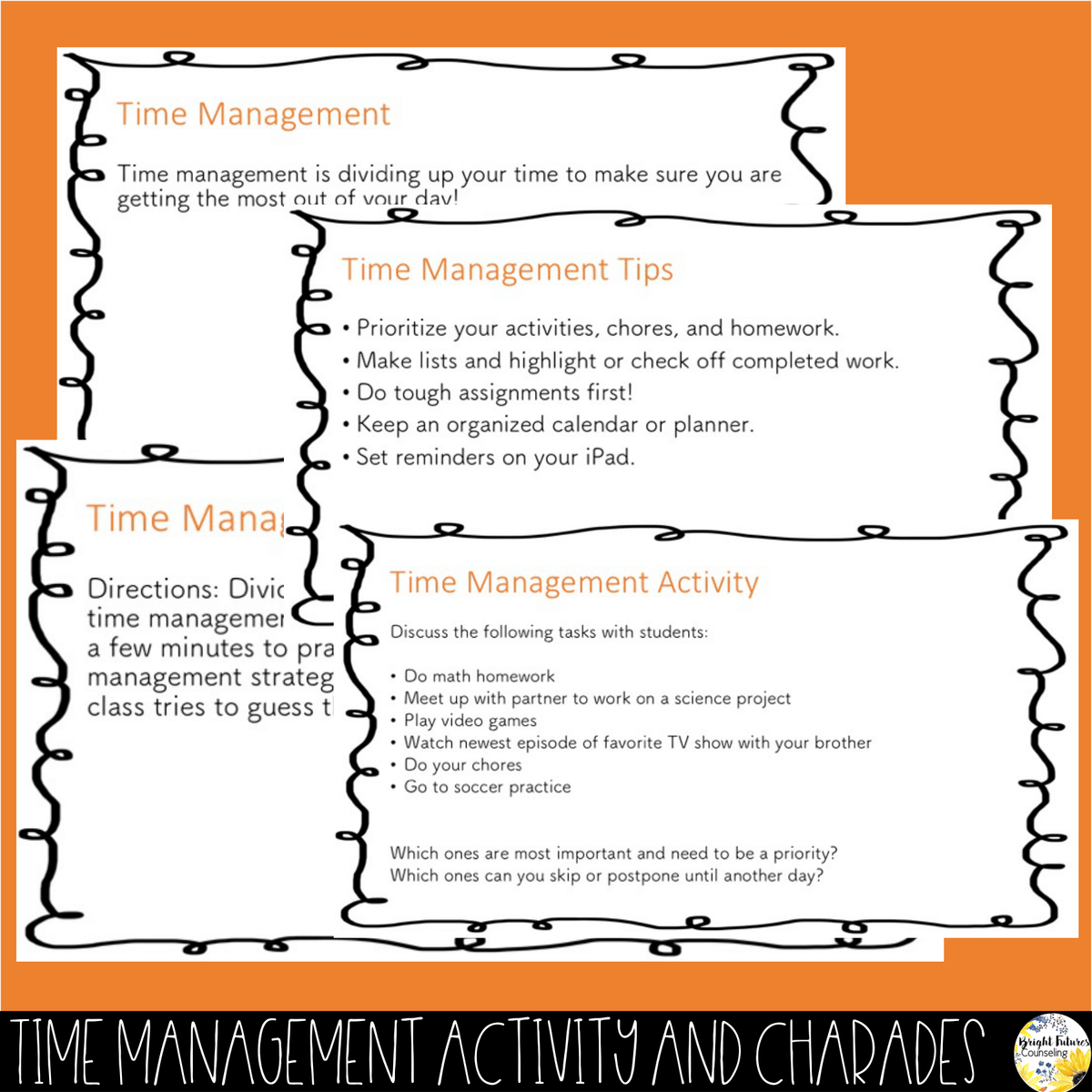 STUDY SKILLS Classroom Guidance Lesson, Activity, and Game with Digita