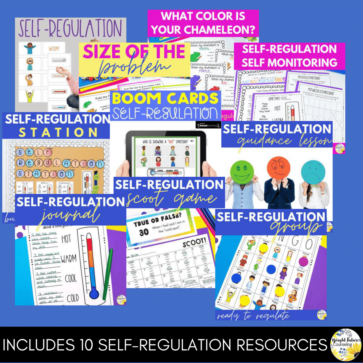 Self-Regulation Coping Skills Bundle Size of the Problem & Emotional R