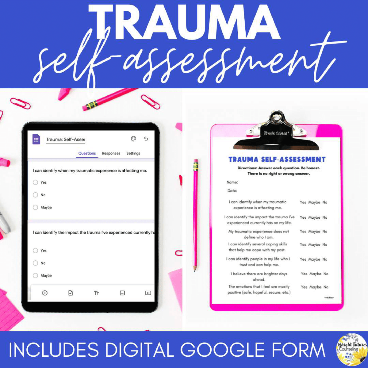 Trauma School Counseling Self-Assessment Data Collection Tool for Ment