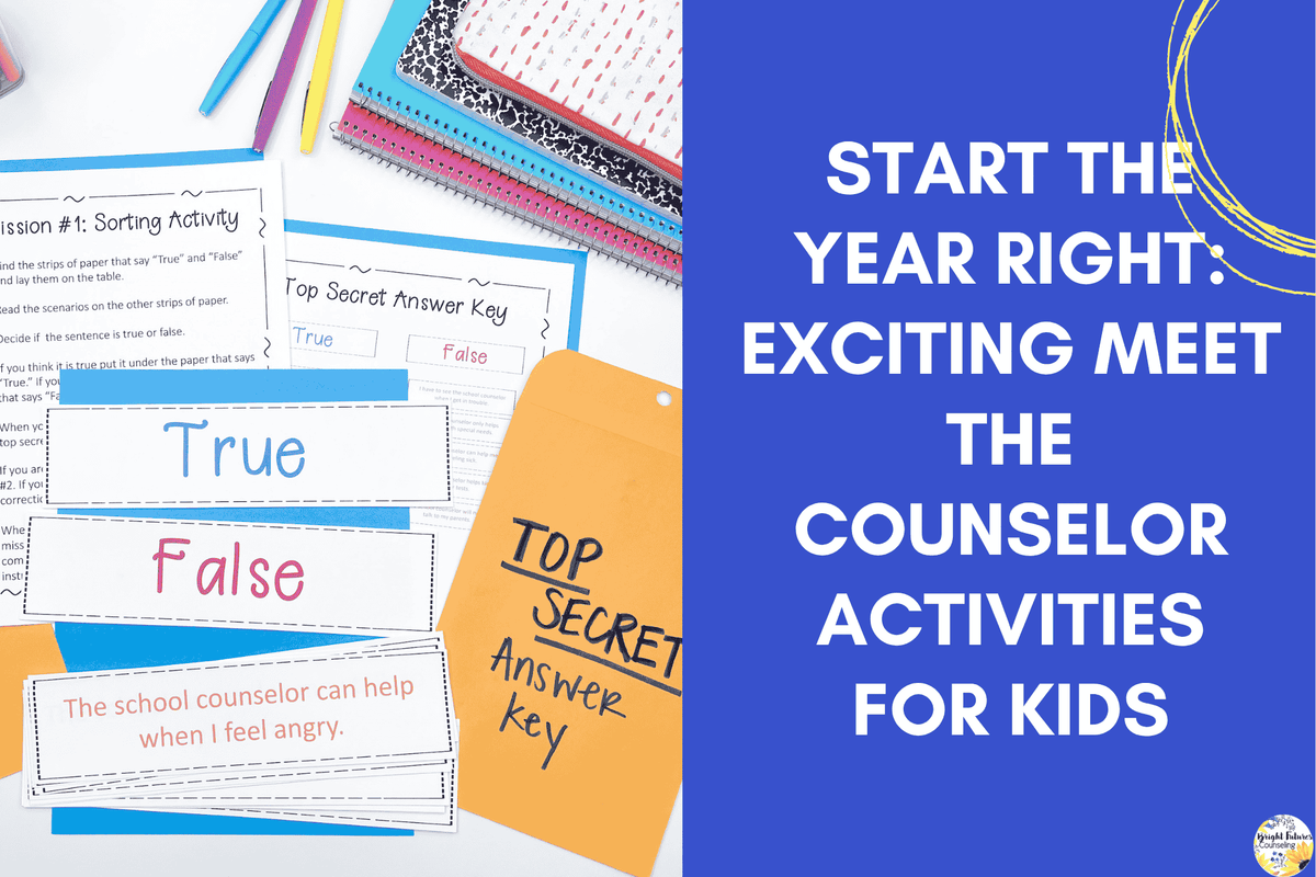 Start the Year Right: Exciting Meet the Counselor Activities for Kids