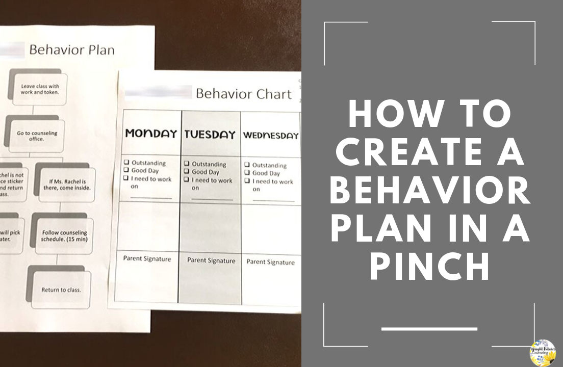 Behavior Plan | Behavior Chart | Bright Futures Counseling