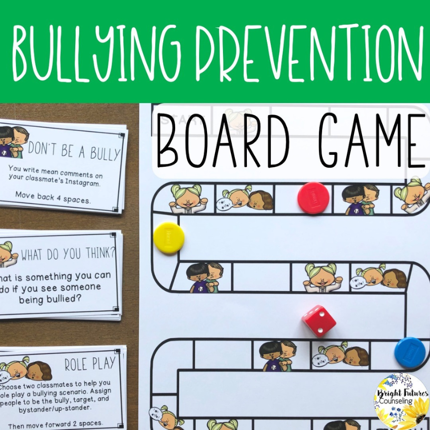 Bullying Prevention Board Game | School Counseling Game