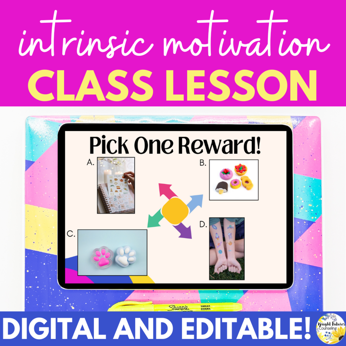 Intrinsic Motivation Counseling Lesson- Activities to Teach Intrinsic
