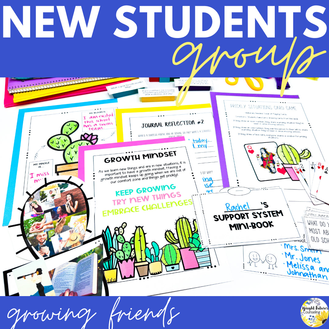 New Student Group - School Counseling Friendship Small Group for New S