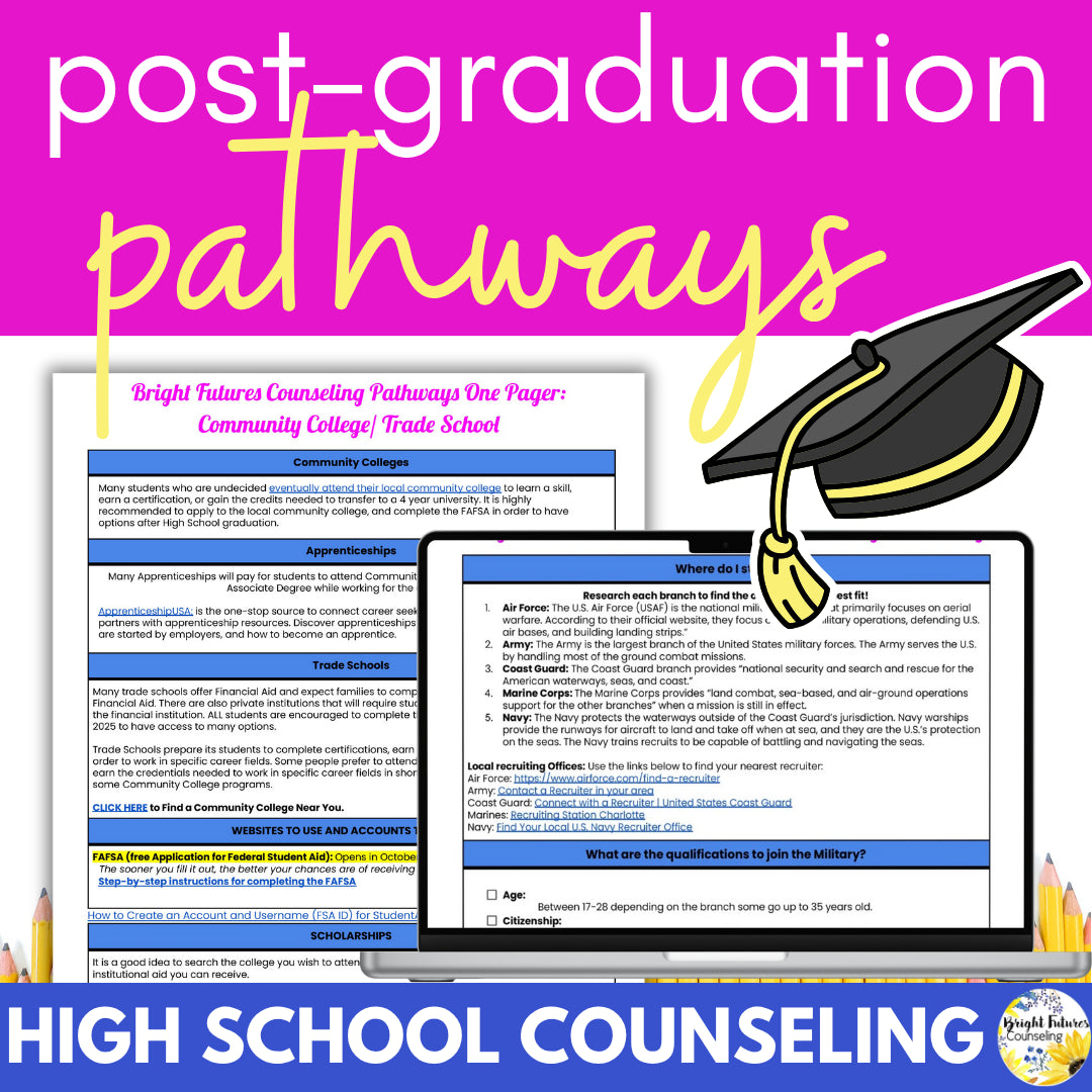 School Counseling EDITABLE End of the Year Report