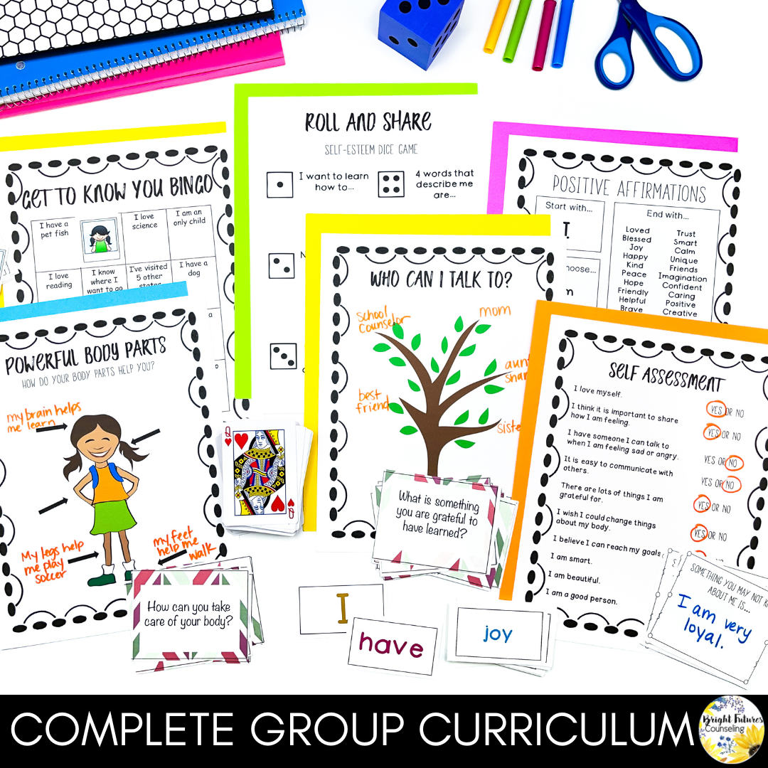 Self-Esteem Girls Counseling Group - Love Your Selfie Girls Confidence