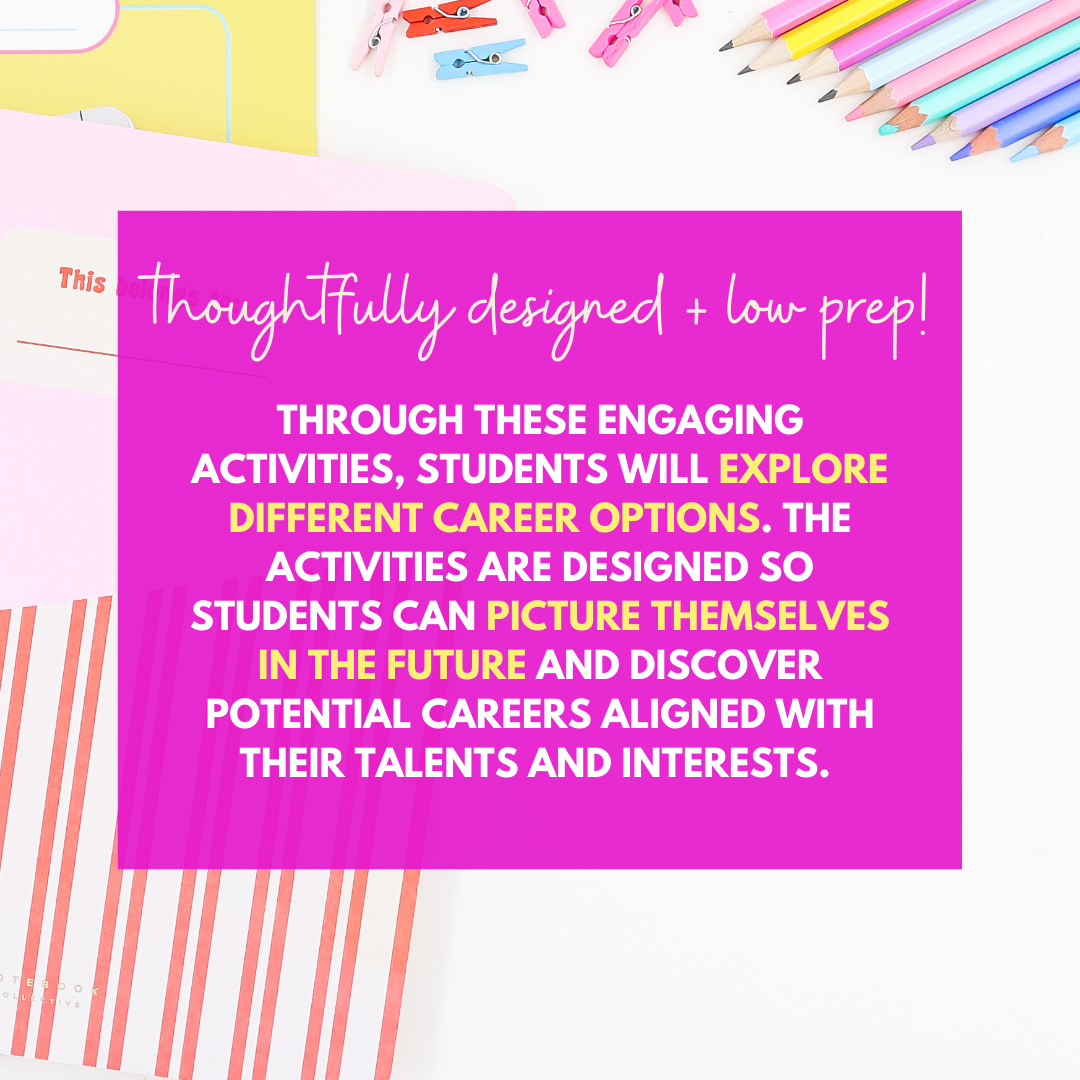 Career Exploration Lesson for Elementary - Career Exploration Workshee