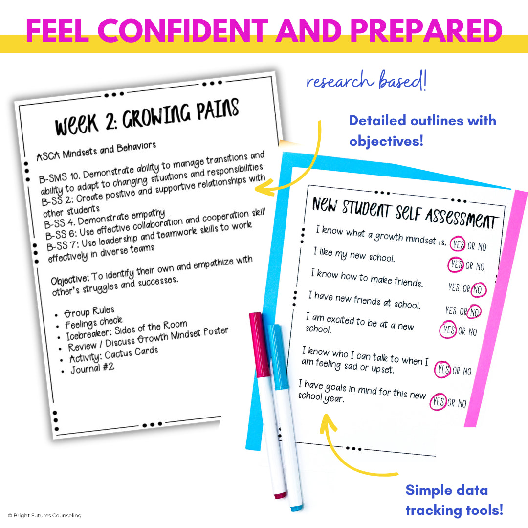 New Student Group - School Counseling Friendship Small Group for New S