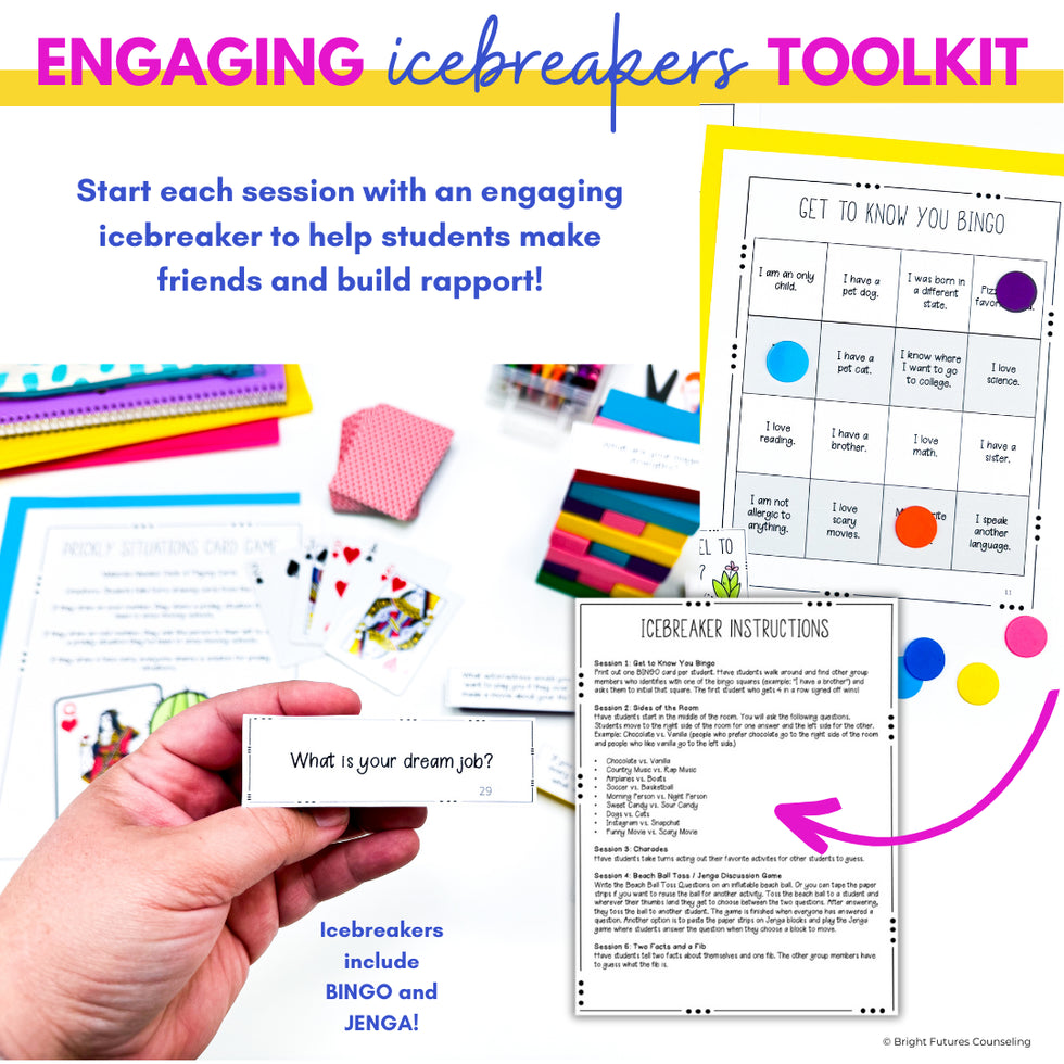 New Student Group - School Counseling Friendship Small Group for New S