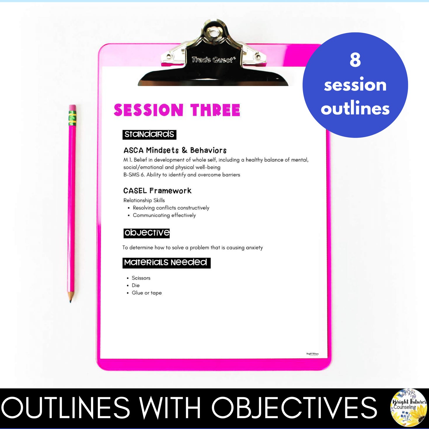 Anxiety Counseling Curriculum -Bright Futures Counseling