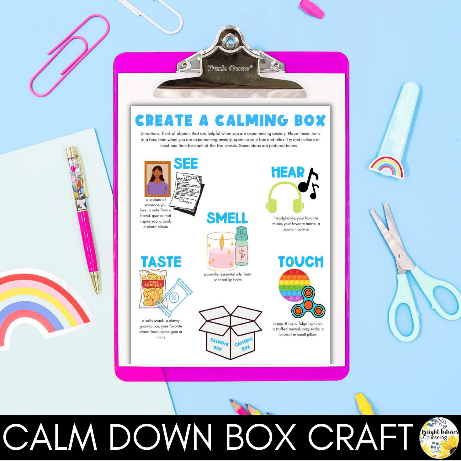 Anxiety Counseling Curriculum -Bright Futures Counseling