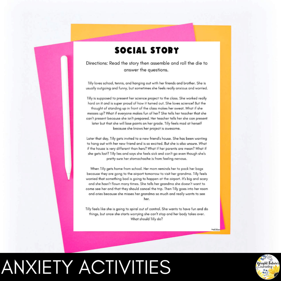 Anxiety & Worry Counseling Curriculum