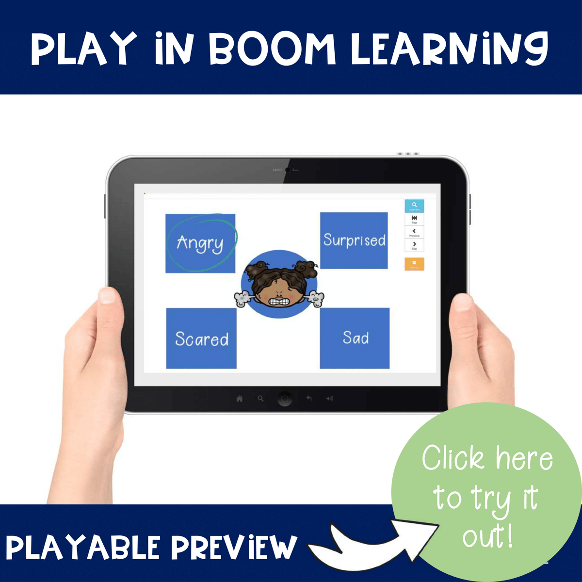 Feelings Recognition Digital Game - School Counseling Game