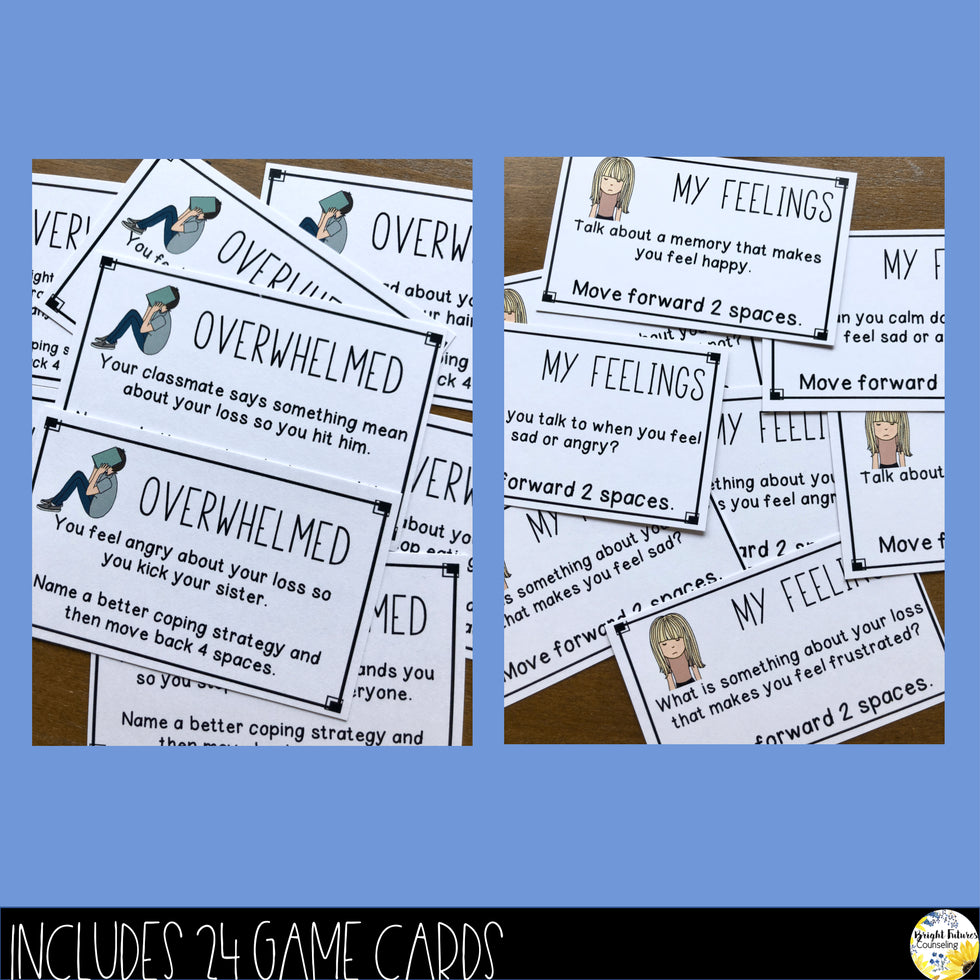 Grief Board Game with Print and Digital Version