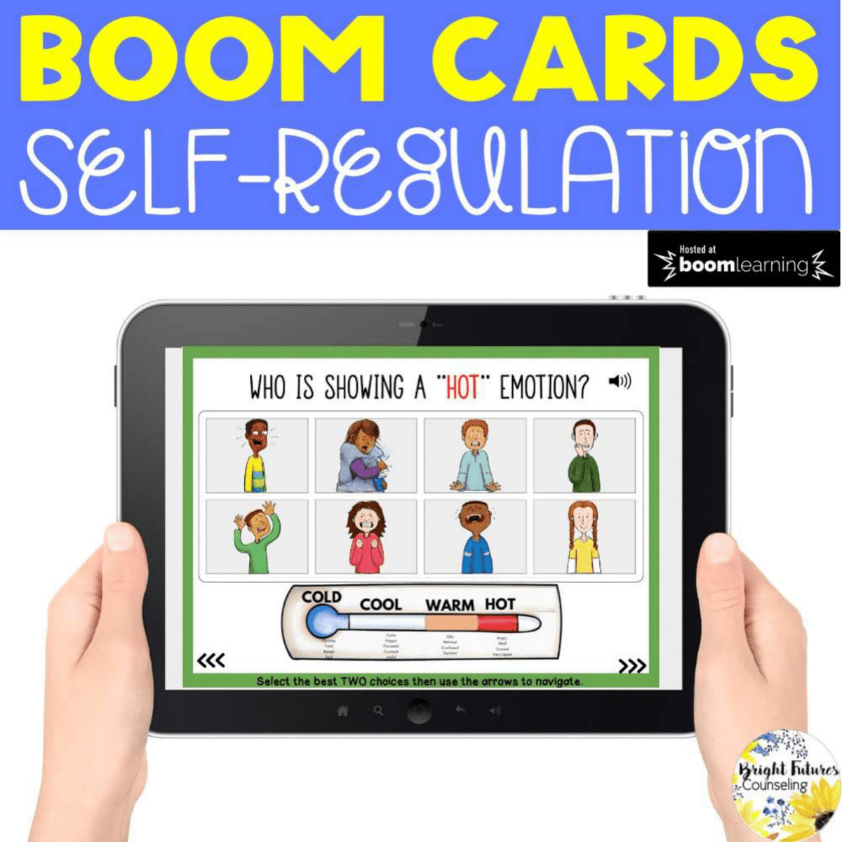 SELF-REGULATION Coping Skills Boom Cards Digital Activity - Counseling