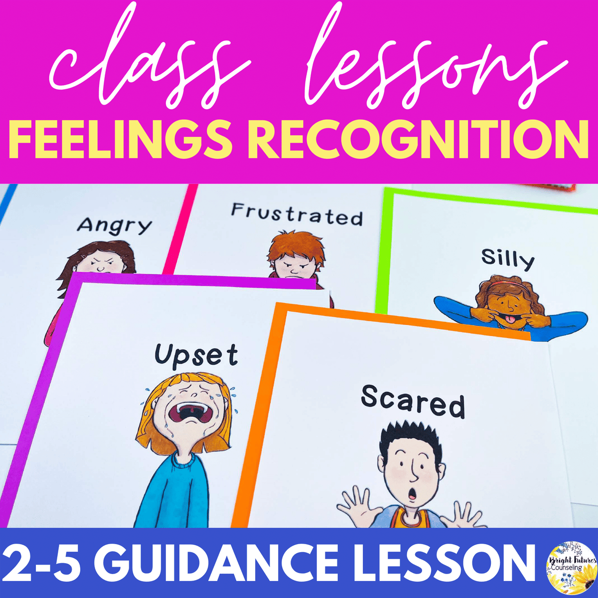 Feelings & Emotions Counseling Lesson: Social Emotional Learning Activ